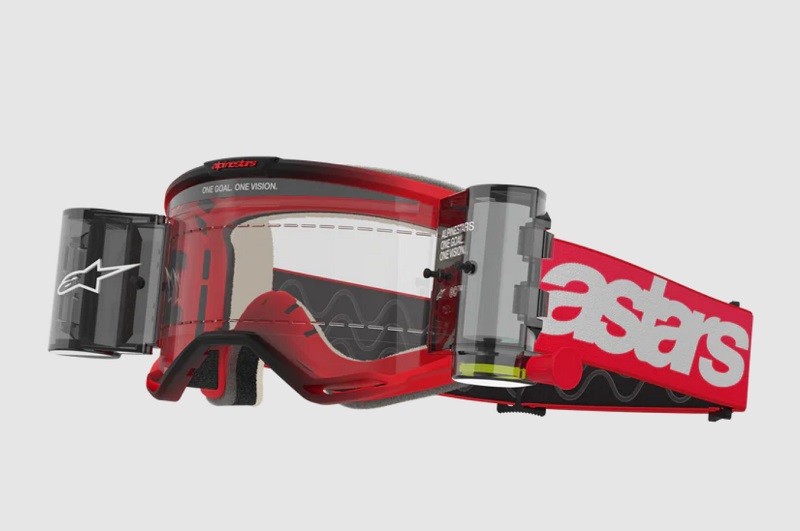 Brillen / Goggles > ALPINESTARS Vision 5 Blaze Goggl RDBK RO - Van Dijc