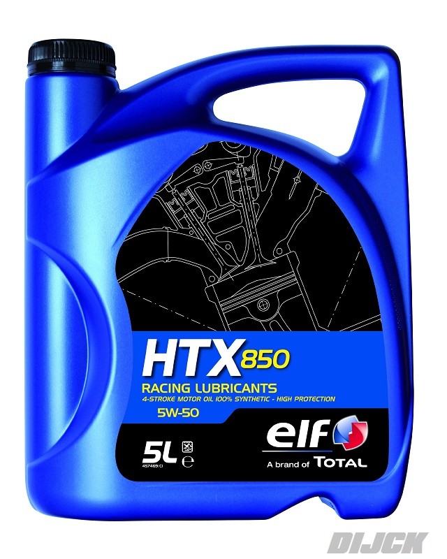Brandstof / Racing Fuel > ELF OIL HTX 850 5W50 5 Liter - Van Dijck