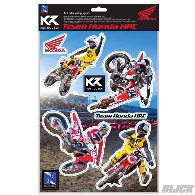 Toys > NEW RAY HRC Ken Roczen Wall Graphics - Van Dijck