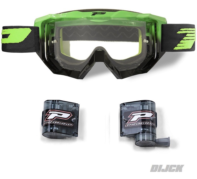 Brillen / Goggles > PRO-GRIP 3200 Racerpack GREEN XL 40mm - Van Dijck