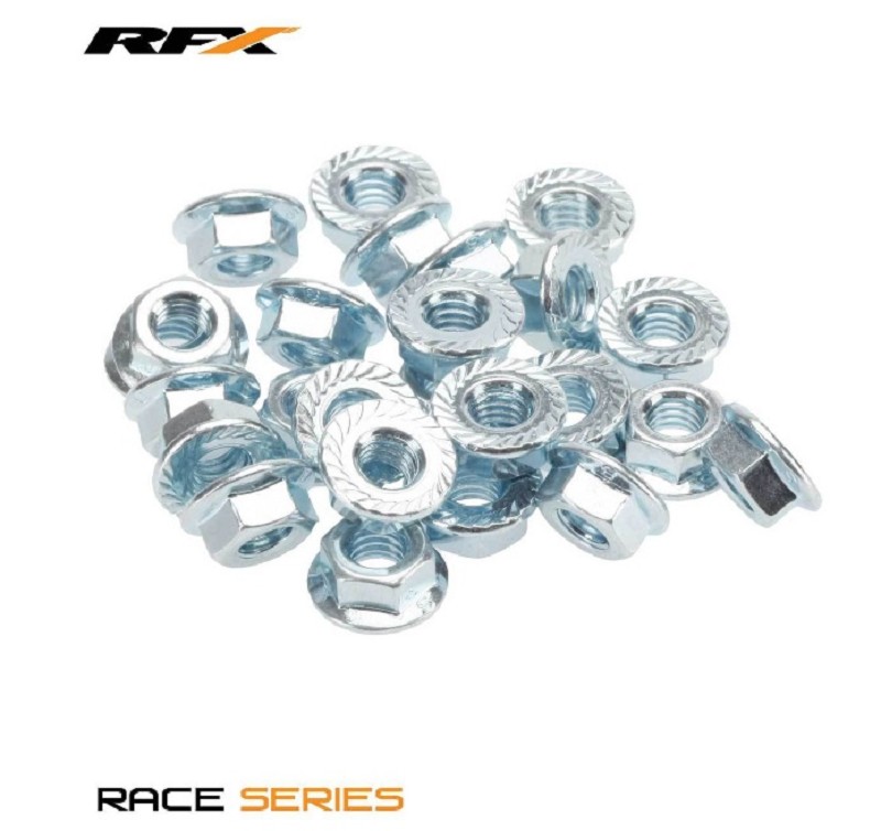 Bolt Kits > RFX M10 Flange Nut Packs (25pcs) - Van Dijck MX