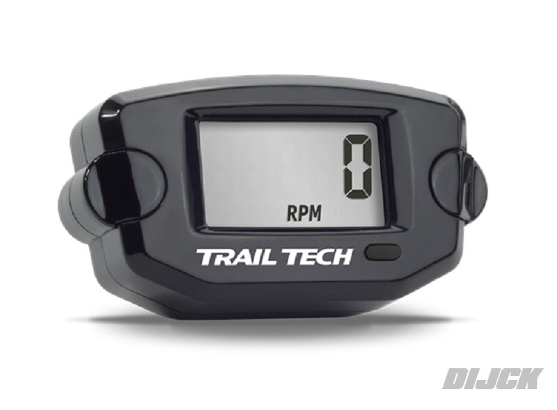 TrailTech Parts > TRAIL TECH TTO Dig. Tach-Hour Meter BK - Van Dijck MX